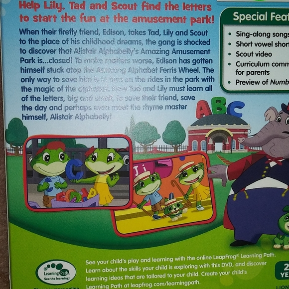 Leapfrog | Accessories | Leap Frog Childrens Dvd Alphabet Dvd Abc Dvd ...